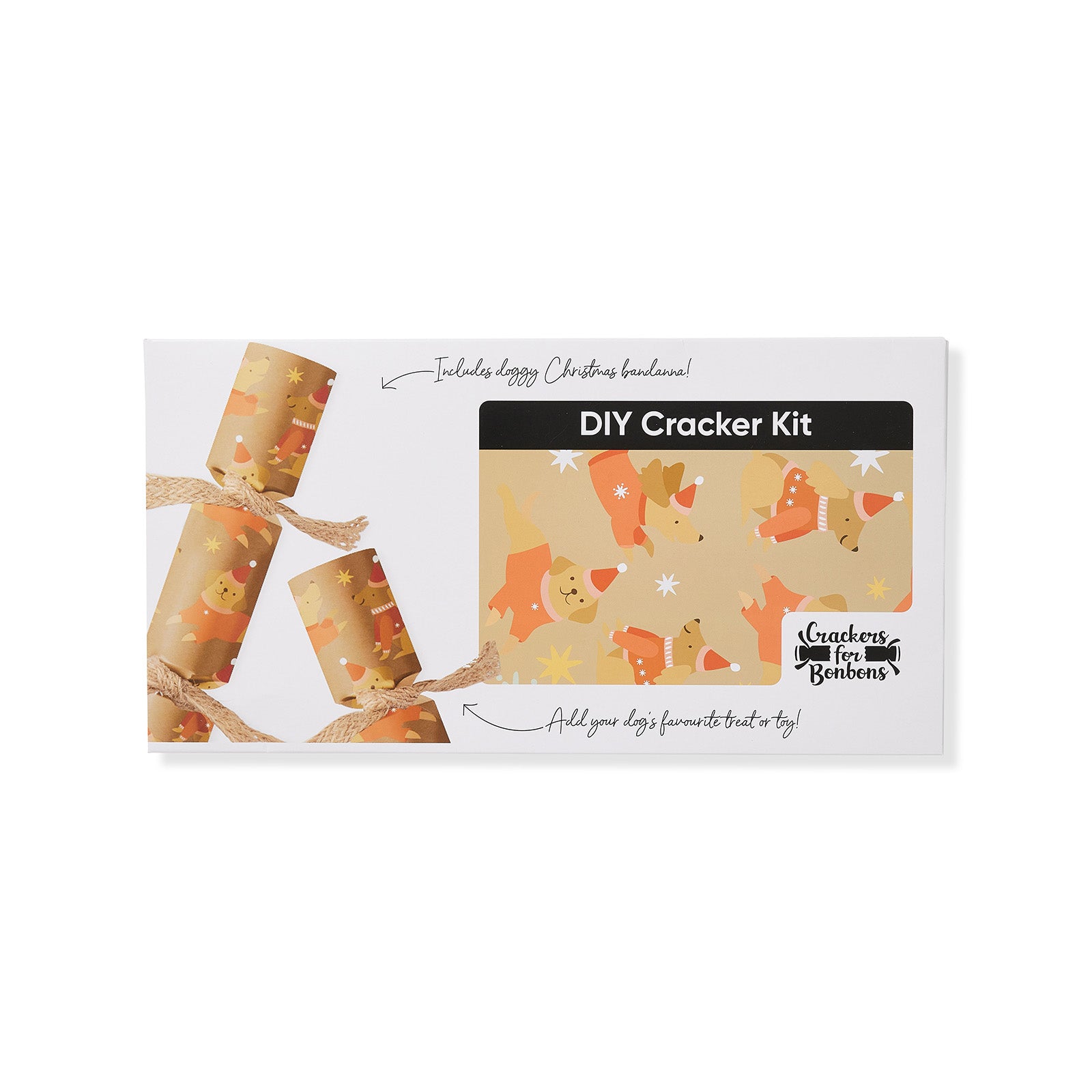 DIY - Christmas Dog, Pack of 1 | Bonbon Cracker – Crackers for Bonbons