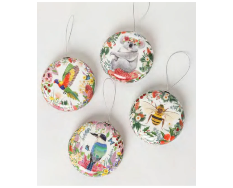 Enchanted Garden - Christmas Tree Ornament Set – Crackers for Bonbons